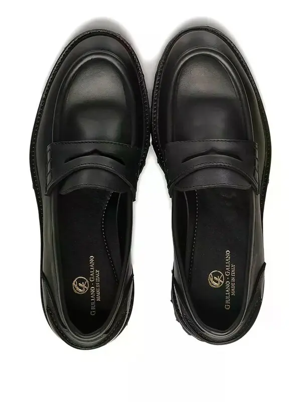 GIULIANO GALIANO Kobra Lug-sole Loafers