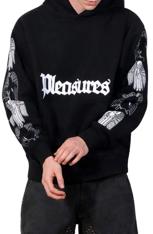 PLEASURES Angel & Demon Graphic Hoodie