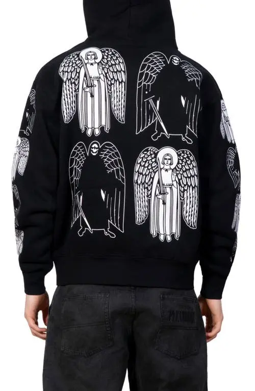 PLEASURES Angel & Demon Graphic Hoodie