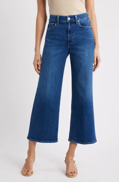 Paige Anessa High-waist Wide-leg Jeans - Aerial