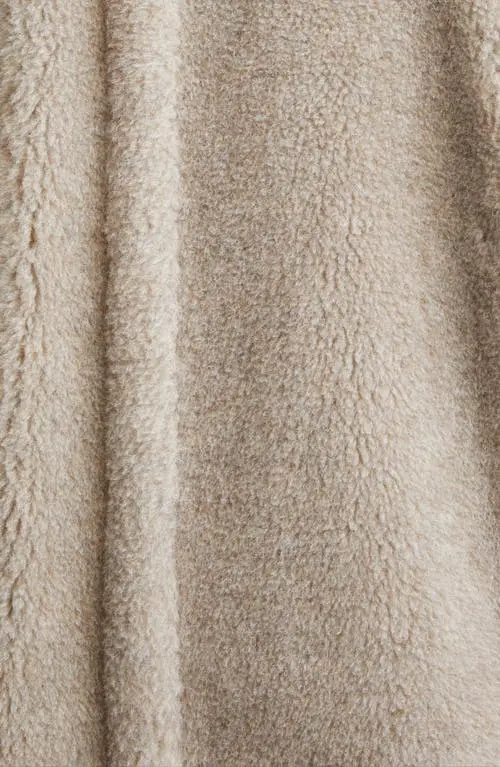 Max Mara Cambusa Alpaca-blend Teddy Jacket - Sand