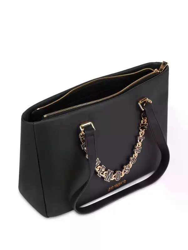 Moschino Logo Chain Shoulder Bag