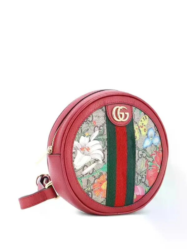 Like new Gucci
Ophidia Round Backpack Flora GG Coated Canvas Gucci Red Leather GG Flora Coated Canvas Ophidia Round Mini  main image 4