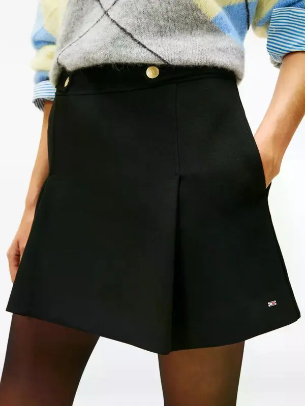 Tommy Hilfiger Button-detailed Mini Skirt