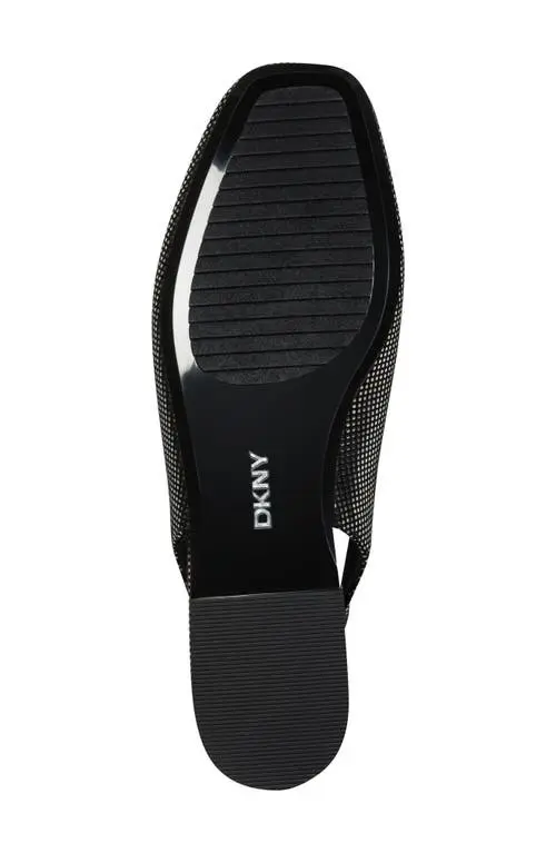 Dkny Darrow Slingback Flat - Black/black