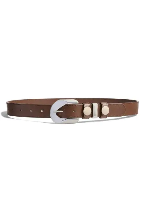 Altuzarra Western Boho Leather Belt - Praline