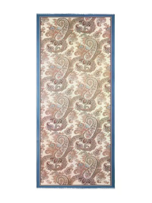 Etro Paisley-pattern Scarf - Neutrals