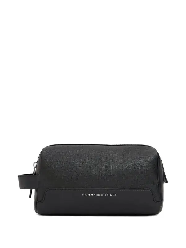 Tommy Hilfiger Zip-fastening Washbag - Black
