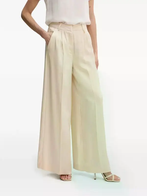 FRACOMINA Pleated Wide-leg Trousers