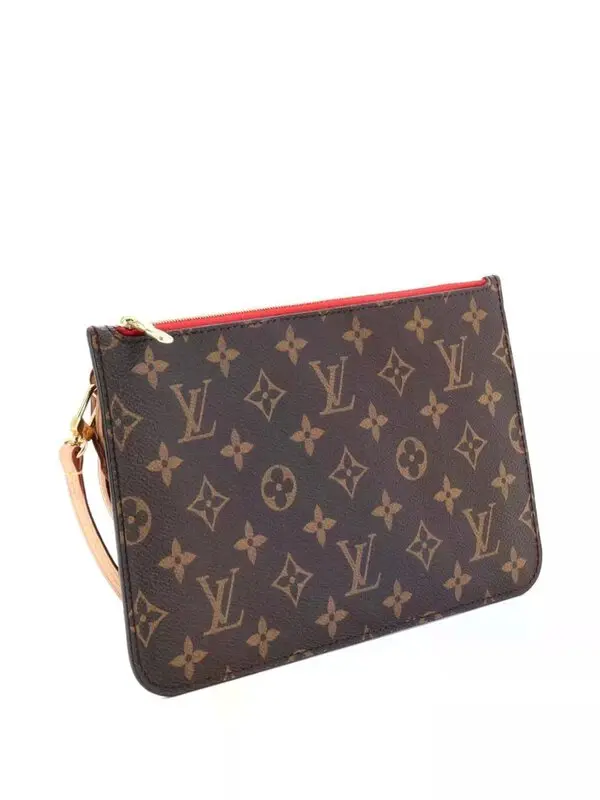 LOUIS VUITTON Neverfull Pochette Monogram Canvas Large Pouch