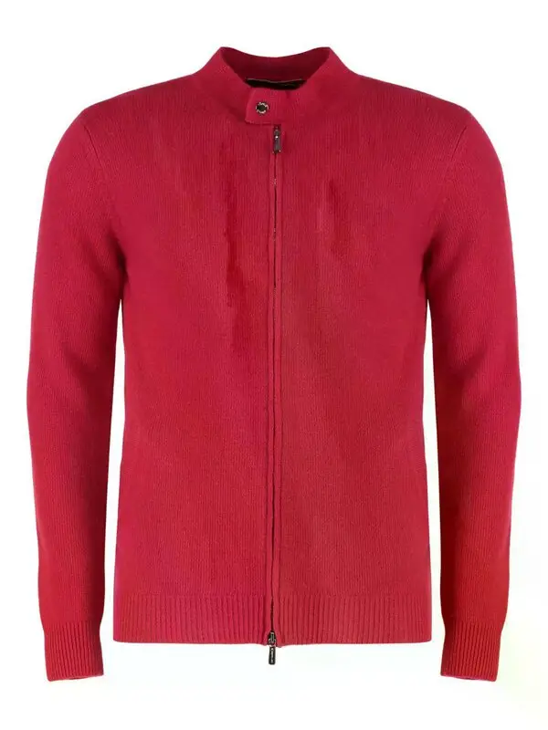 MOORER Zip-up Cardigan