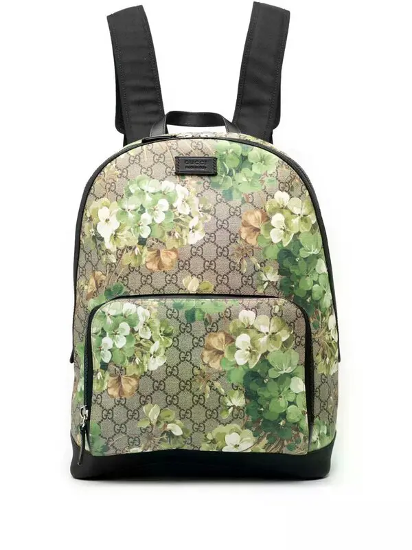 Gucci Medium Gg Supreme Blooms Eden Backpack