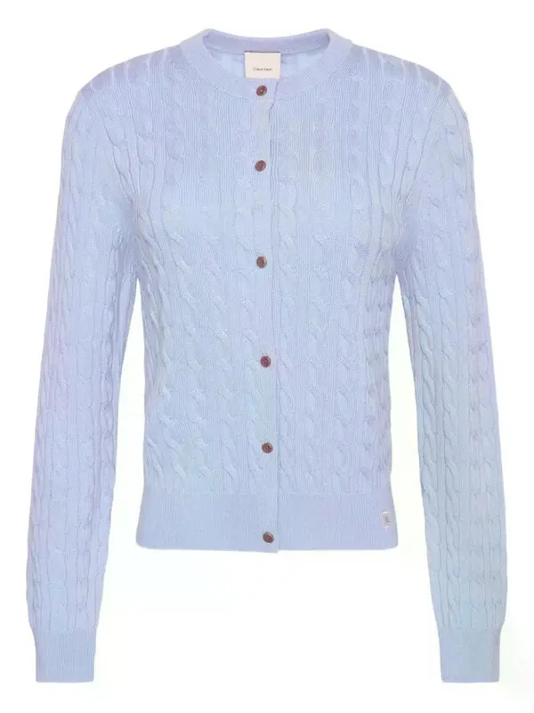Calvin Klein Cable-knit Buttoned Knitwear