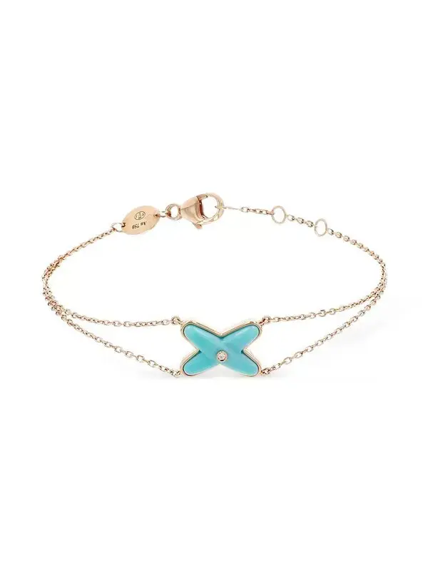 CHAUMET 2020 Diamond & Turquoise Bracelet - Pink