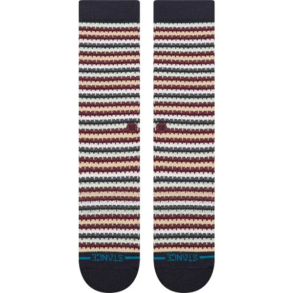 Stance Chiclets Waffle Knit Crew Socks - Navy