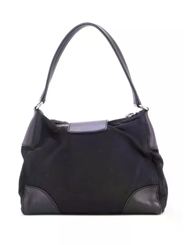 Prada Hook Hobo Nylon Shoulder Bag
