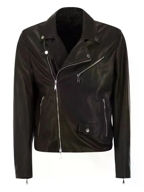 Tagliatore Leather Biker Jacket
