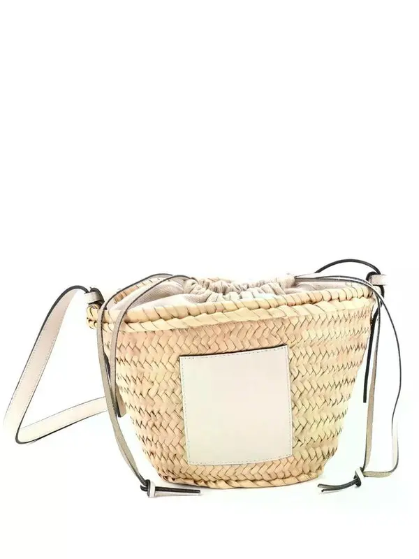 Loewe X Paula Ibiza Small Raffia Basket Bag - Neutrals