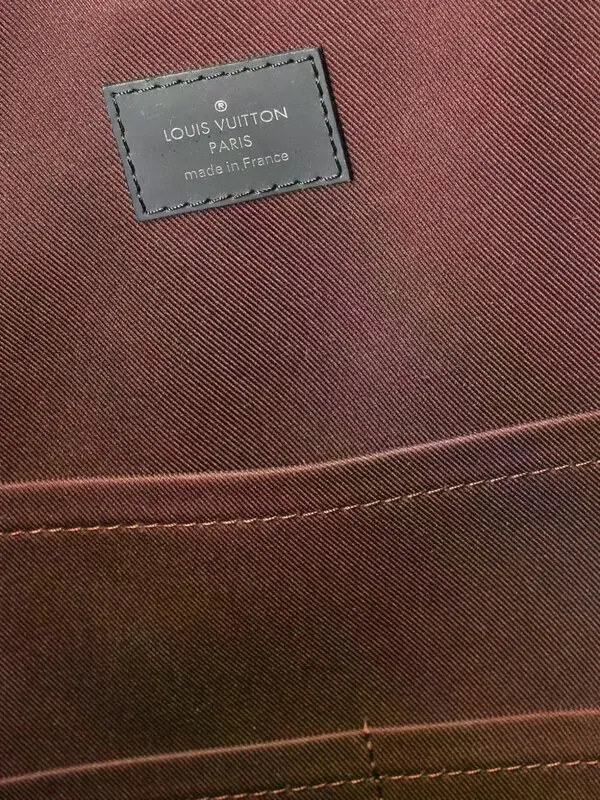 LOUIS VUITTON Josh Macassar Monogram Canvas Backpack - Black