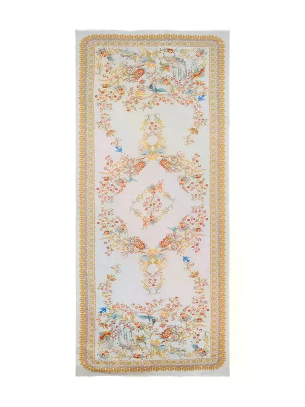 Etro Floral-print Scarf - Neutrals