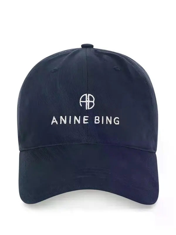 ANINE BING Jeremy Logo Cap - Blue