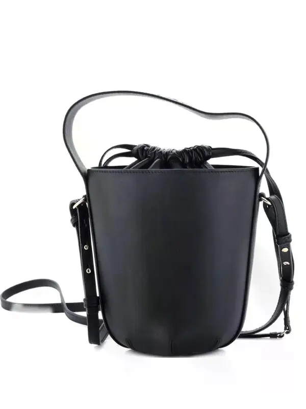 Chloé Sense Drawstring Leather Bucket Bag - Black