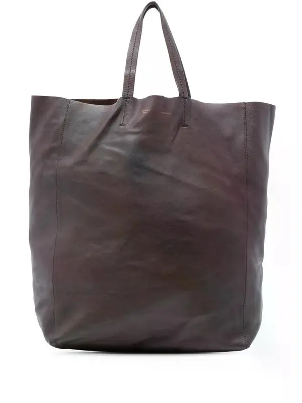 Celine Leather Vertical Cabas Tote Bag