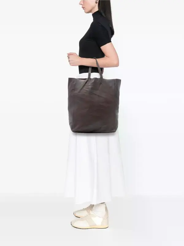 Celine Leather Vertical Cabas Tote Bag