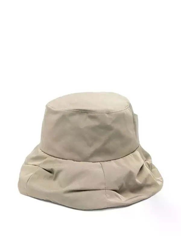 Y’s Gathered Bucket Hat - Neutrals