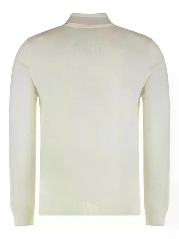 MOORER Long-sleeve Polo Shirt