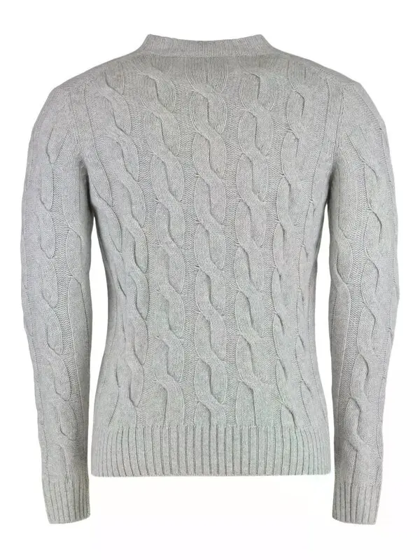 MOORER Frankie Cable-knit Sweater