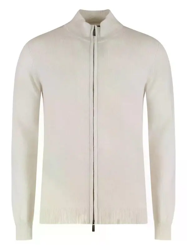 MOORER Benson-wsk Zip-up Cardigan
