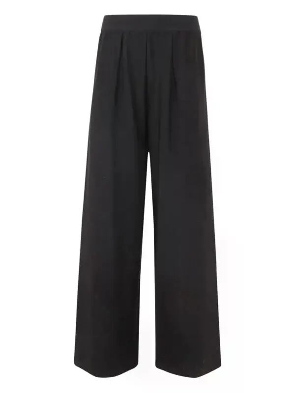 MARIA CALDERARA Pleated Wide Leg Trousers