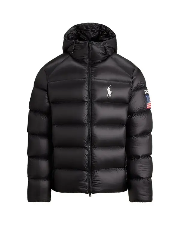 Polo Ralph Lauren The Hawthorne Flag Down Jacket - Black