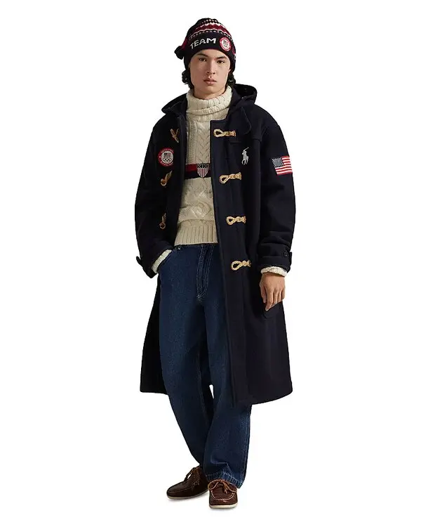 Polo Ralph Lauren Team Usa Opening Ceremony Wool Twill Toggle Coat