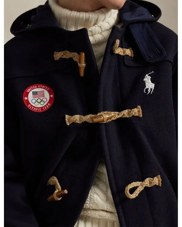 Polo Ralph Lauren Team Usa Opening Ceremony Wool Twill Toggle Coat
