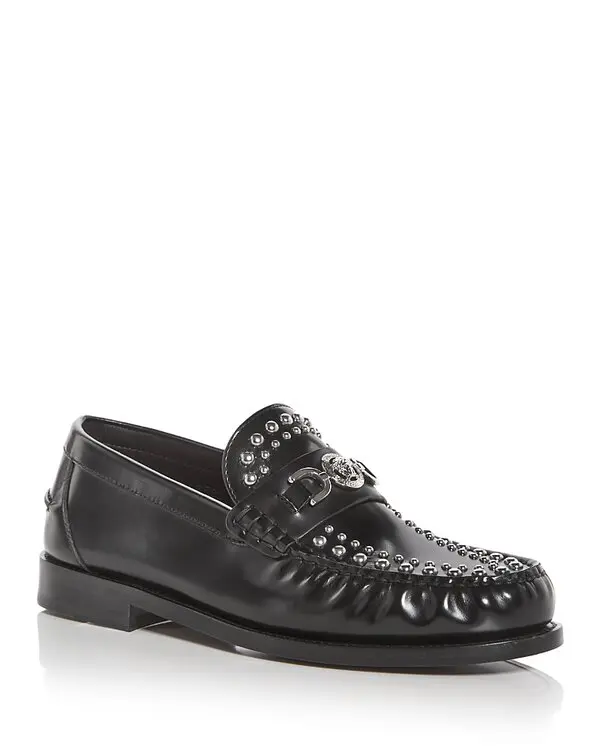 Versace Medusa 95 Embellished Loafers