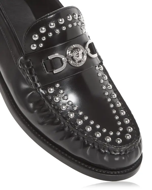Versace Medusa 95 Embellished Loafers