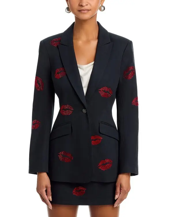 Cinq À Sept Kissing Booth Denim Blazer