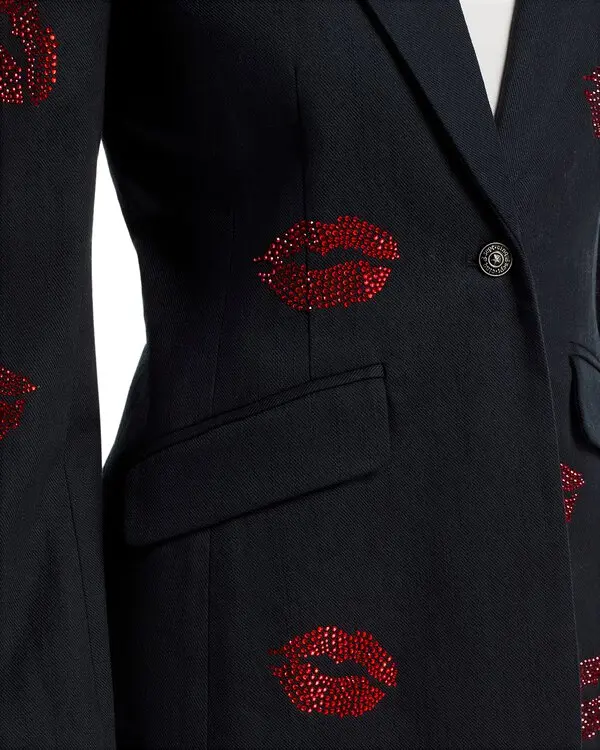 Cinq À Sept Kissing Booth Denim Blazer