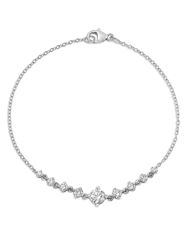 Bloomingdale'S 14k Lab Grown Diamond Bracelet 1.0 Tcw - White Gold