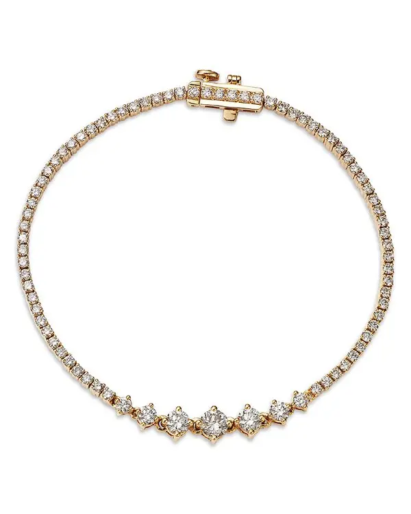 Bloomingdale'S Luxe Collection 14k Lab Grown Diamond Bracelet - Gold