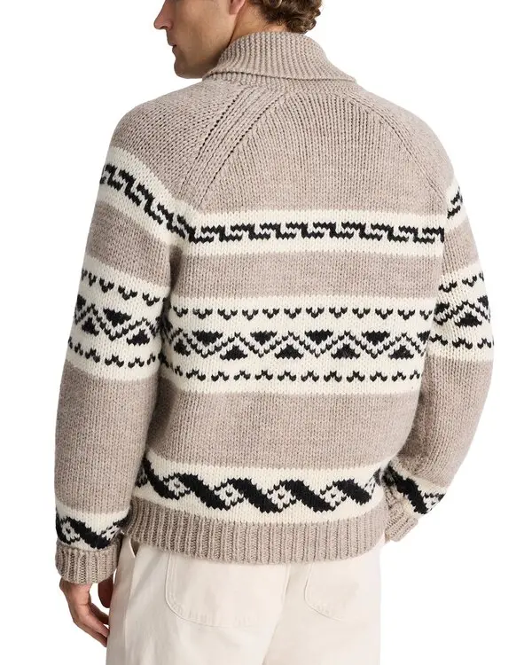 Madewell Fair Isle Zip-up Cardigan