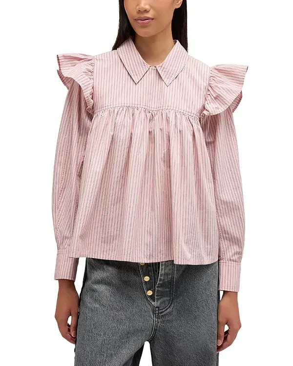GANNI Frill Top