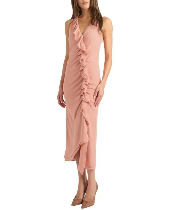 Santorelli Tate Sleeveless Midi Dress - Rosa