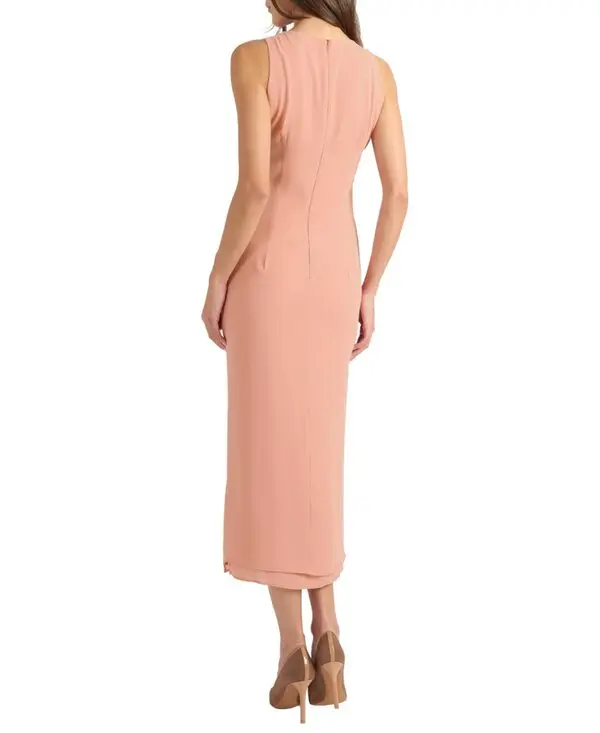 Santorelli Tate Sleeveless Midi Dress - Rosa