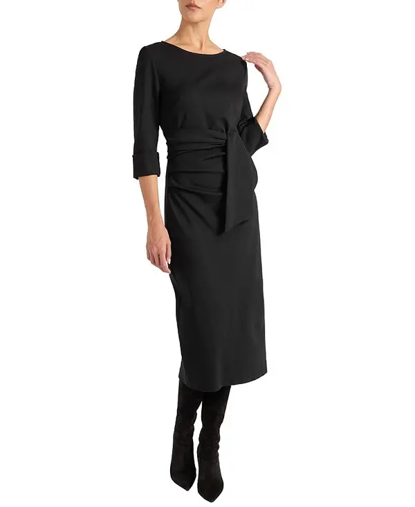 Santorelli Trinity Midi Sheath Dress