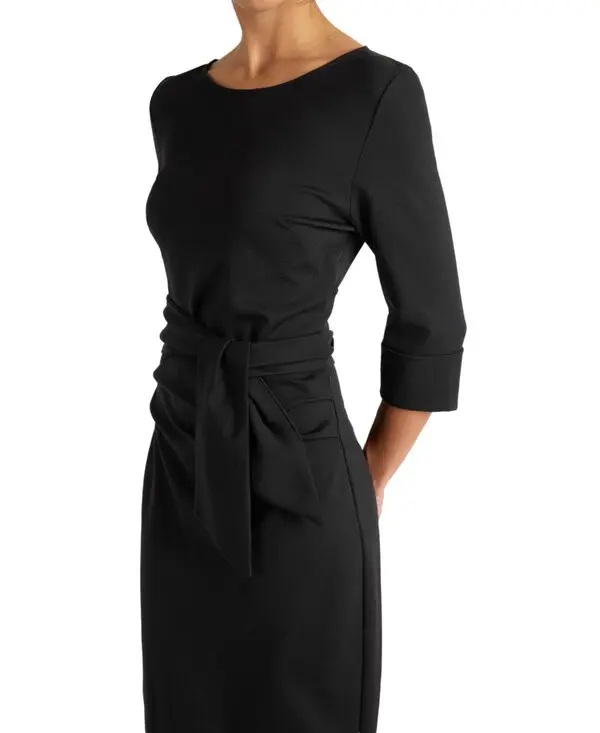 Santorelli Trinity Midi Sheath Dress