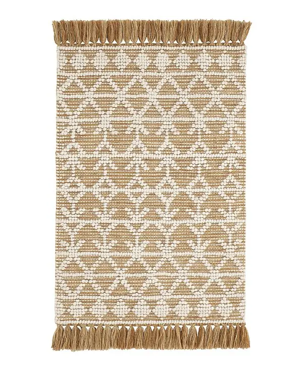 DASH & ALBERT BY ANNIE SELKE Dash Albert Annie Selke Pembrook Da2217 Area Rug, 9'0x12'0 - Tan/ White