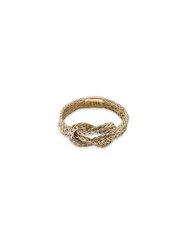 John Hardy 14k Yellow Love Knot Ring - Gold